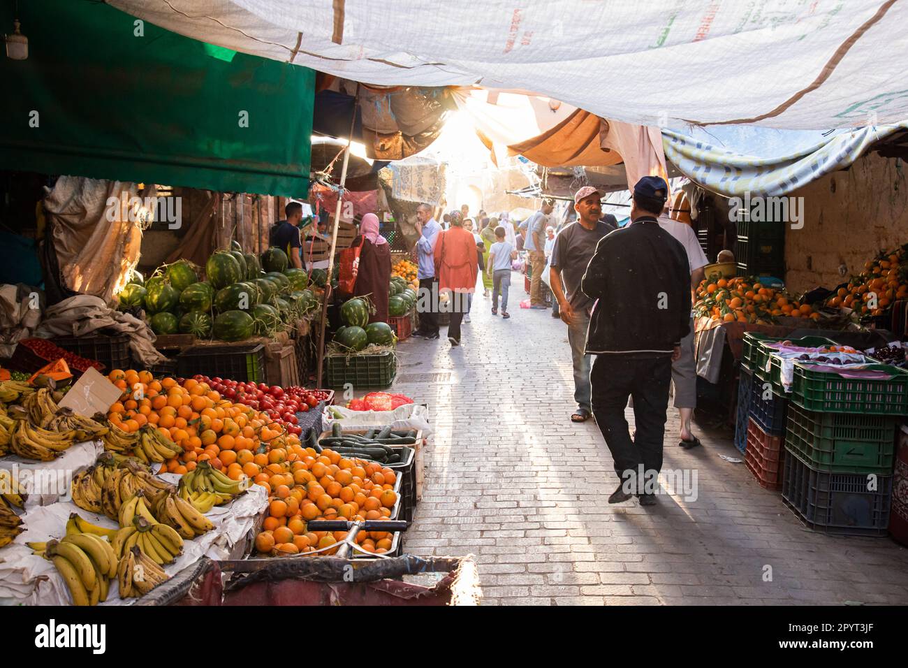 Fez, Morocco 2022: historical and traditional narrow streets of Fes el ...