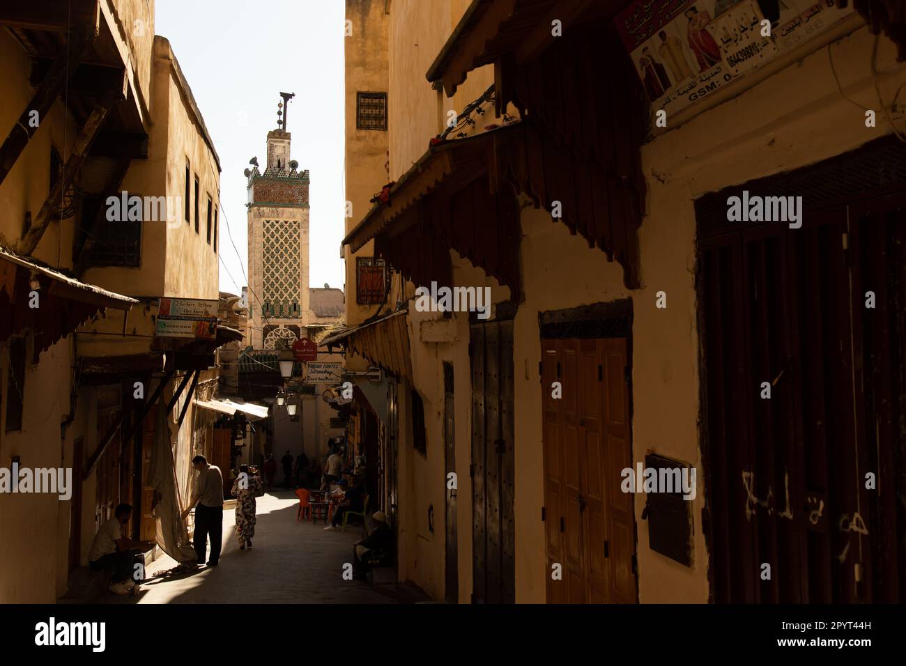 Fez, Morocco 2022: historical and traditional narrow streets of Fes el ...