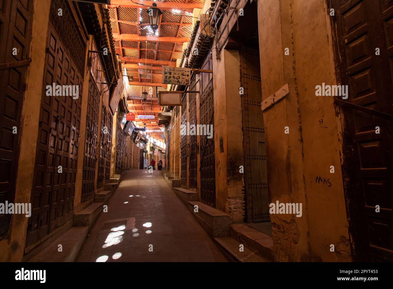 Fez, Morocco 2022: historical and traditional narrow streets of Fes el ...