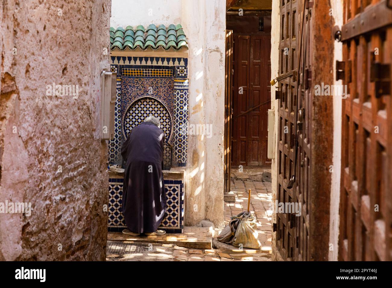 Fez, Morocco 2022: historical and traditional narrow streets of Fes el ...