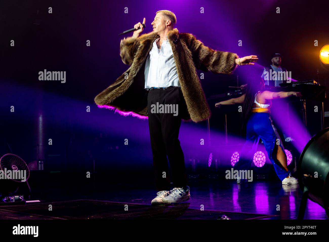 Macklemore in concert Stock Photo - Alamy