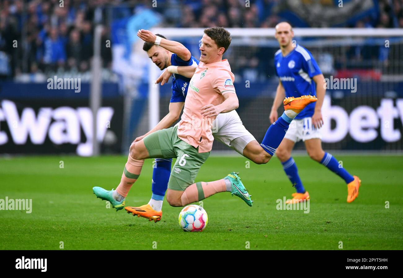 Bundesliga, Veltins Arena, Gelsenkirchen, FC Schalke 04 vs Werder ...