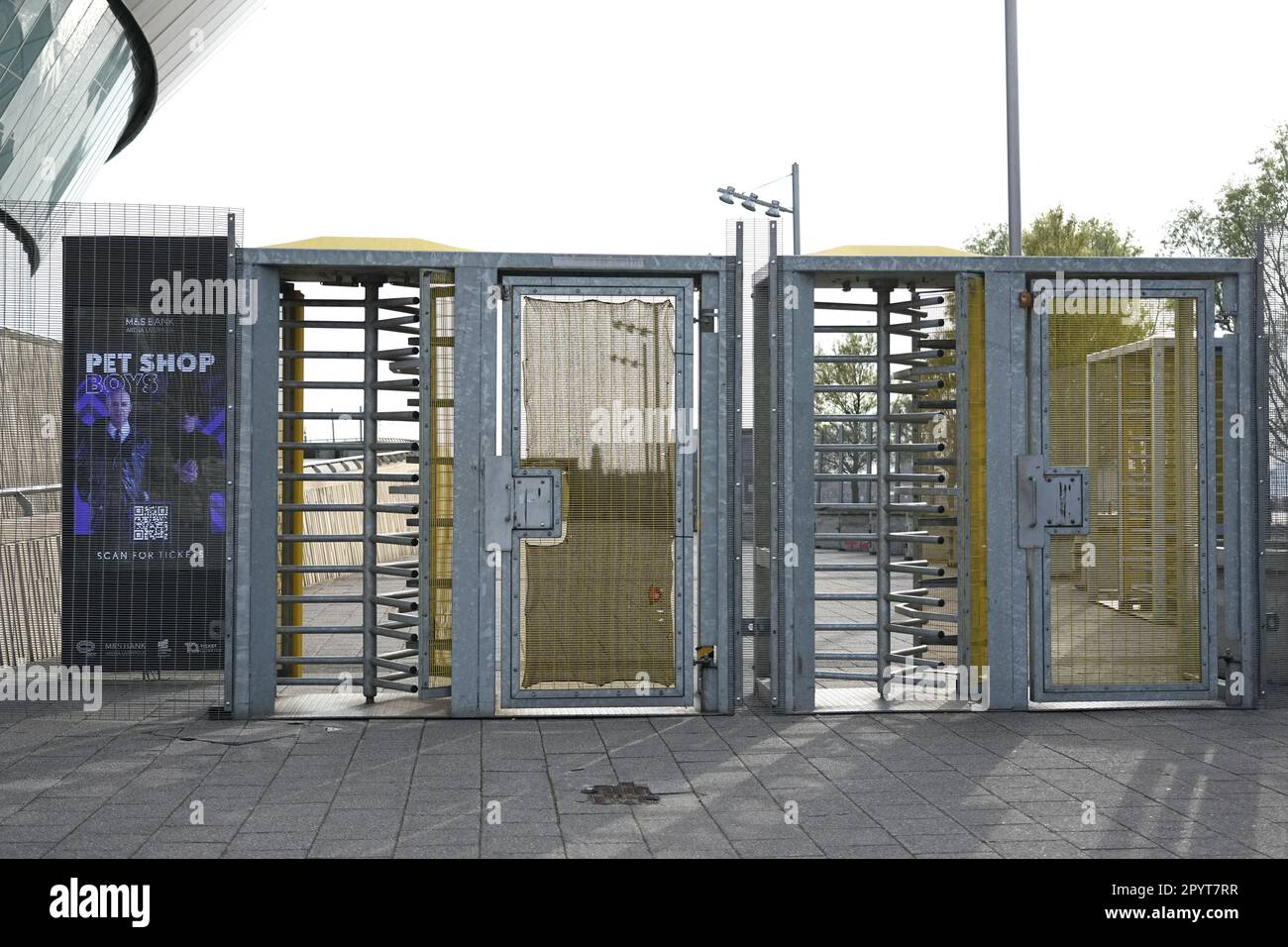 Eurovision Song Contest 2023 Turn styles for Admission to the M&S Arena ...