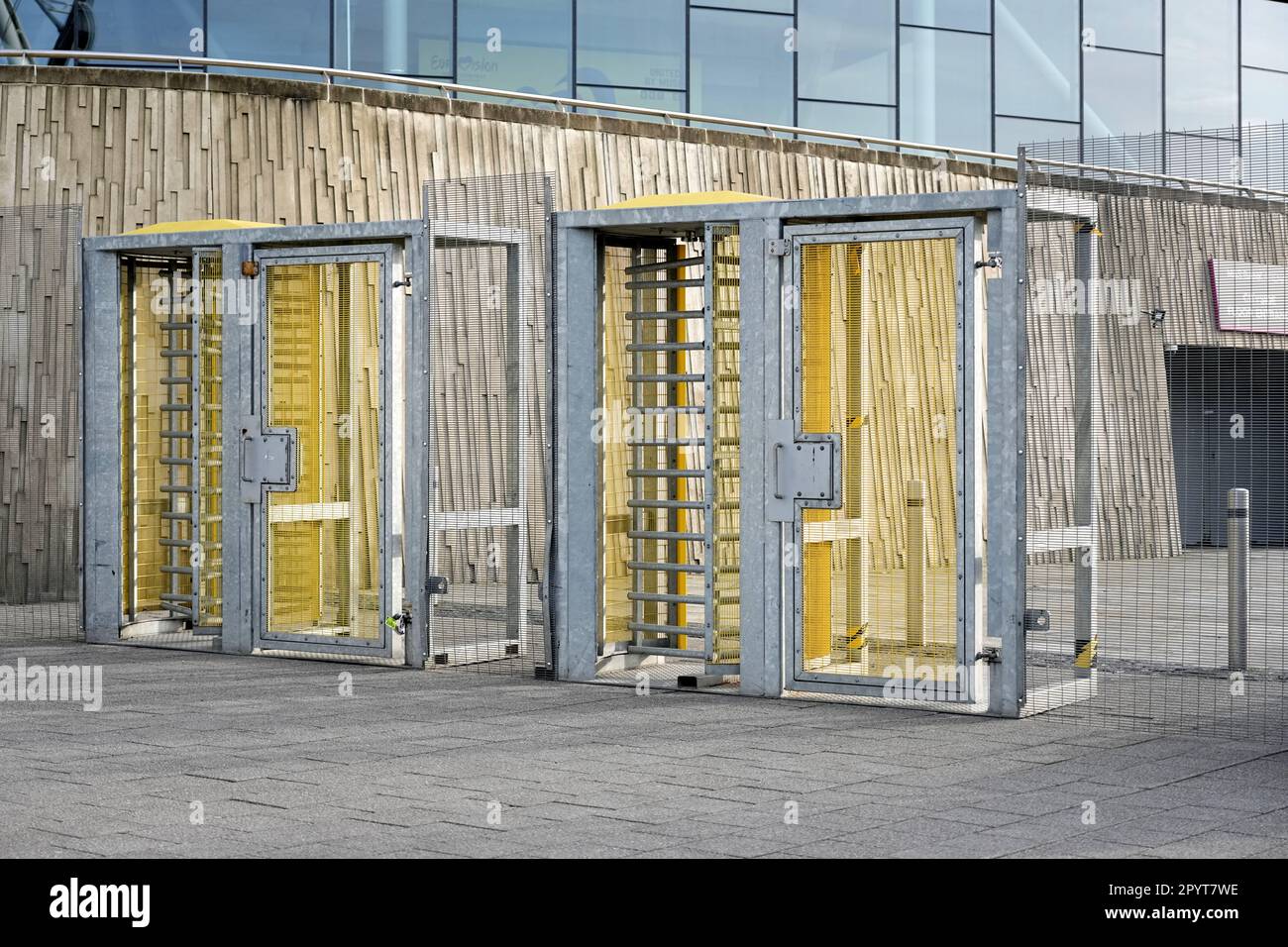 Eurovision Song Contest 2023 Turn styles for Admission to the M&S Arena ...