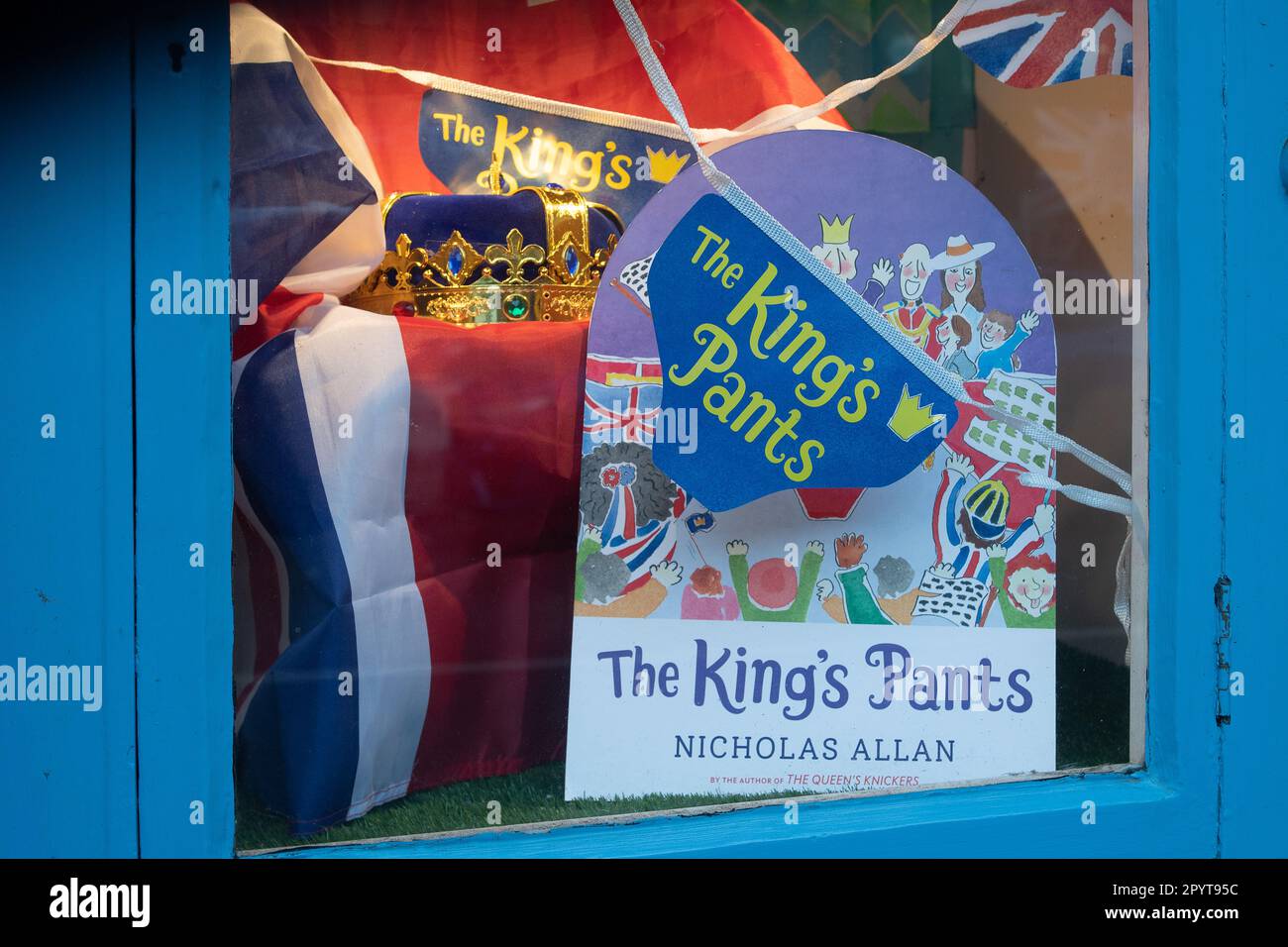 Cookham, Maidenhaed, Berkshire, UK. 5th May, 2023. A Coronation display ...