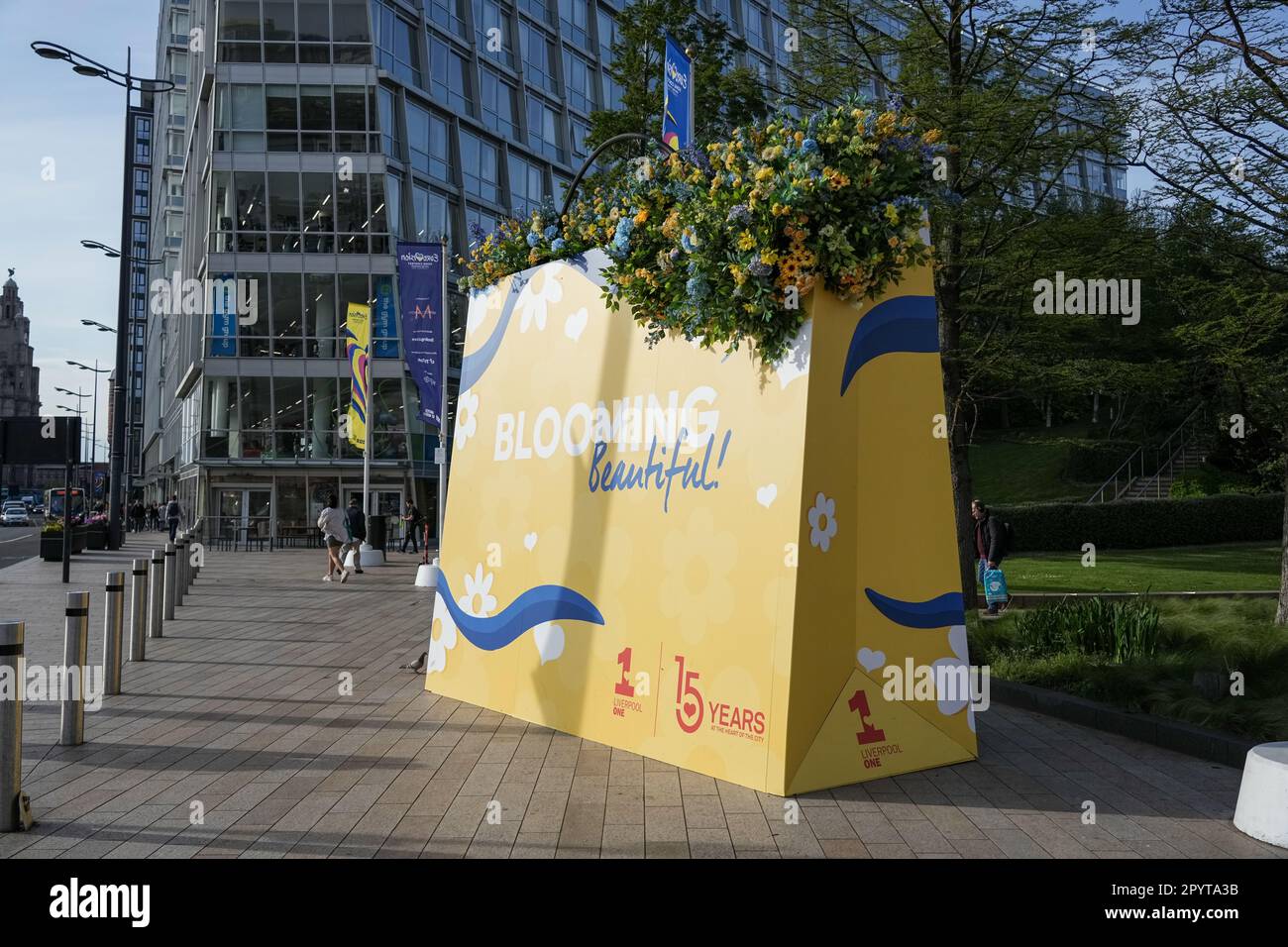 Eurovision Song Contest 2023 sign in Liverpool Stock Photo - Alamy