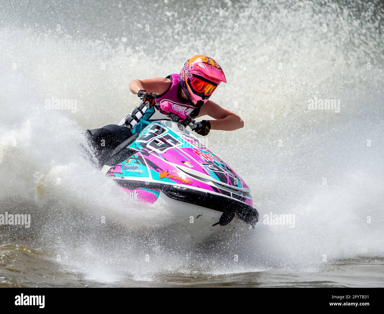 Jet Ski Racer in Round 1 of the JSRA UK Championship in June 2021 at ...