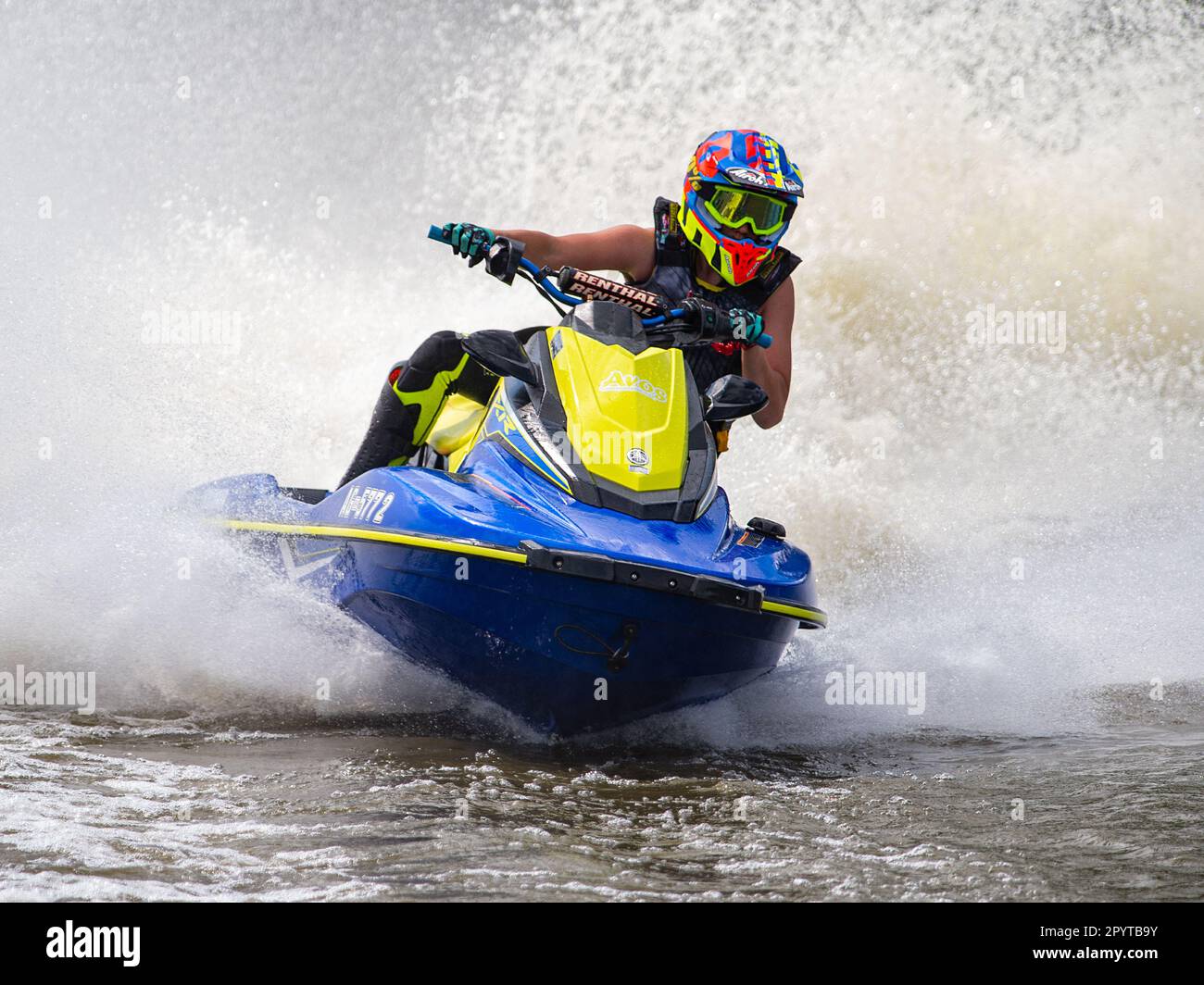 Jet Ski Racer in Round 1 of the JSRA UK Championship in June 2021 at ...