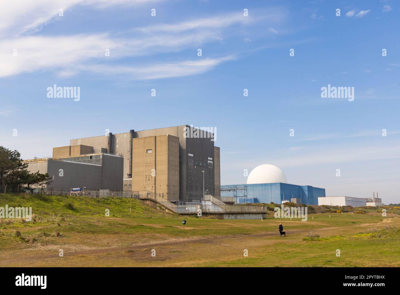 Sizewell A and B nuclear power stations on the site of the upcoming ...