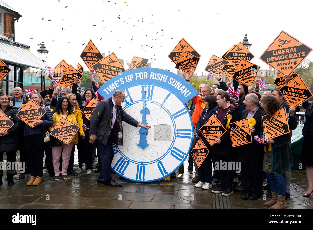 Leader of the Liberal Democrats Sir Ed Davey in Windsor, Berkshire ...