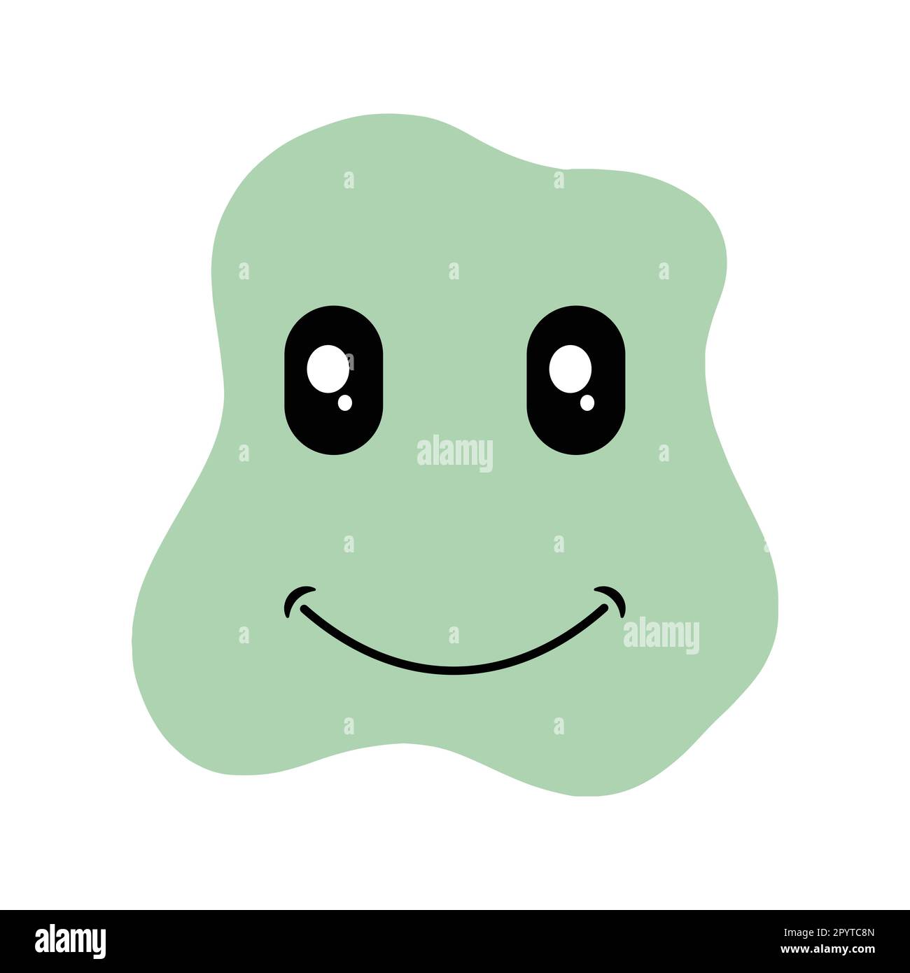 Happy Face. Happy face illustration. Joyful face. smile in face ...