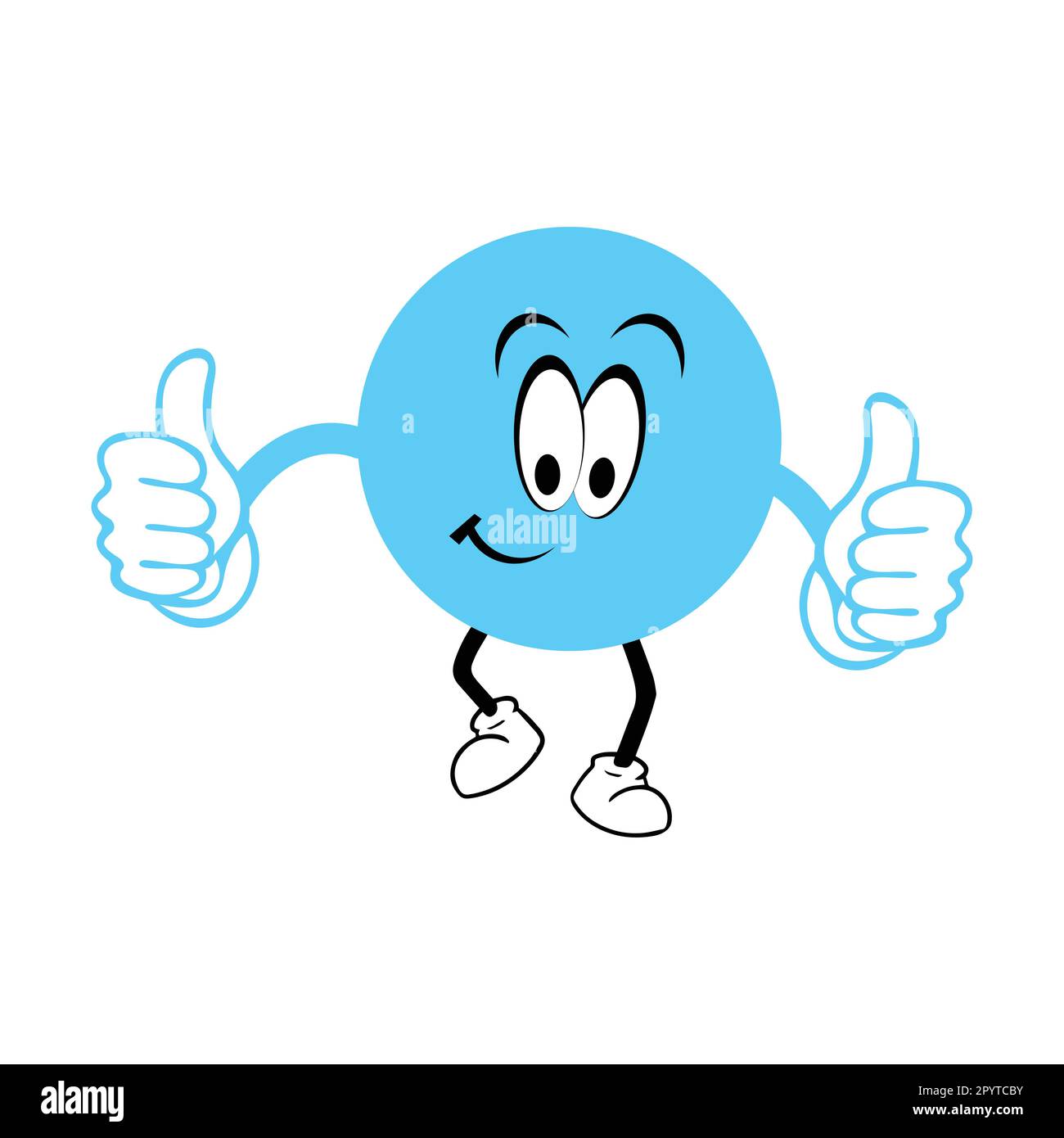 Thumbs up face Cut Out Stock Images & Pictures - Alamy