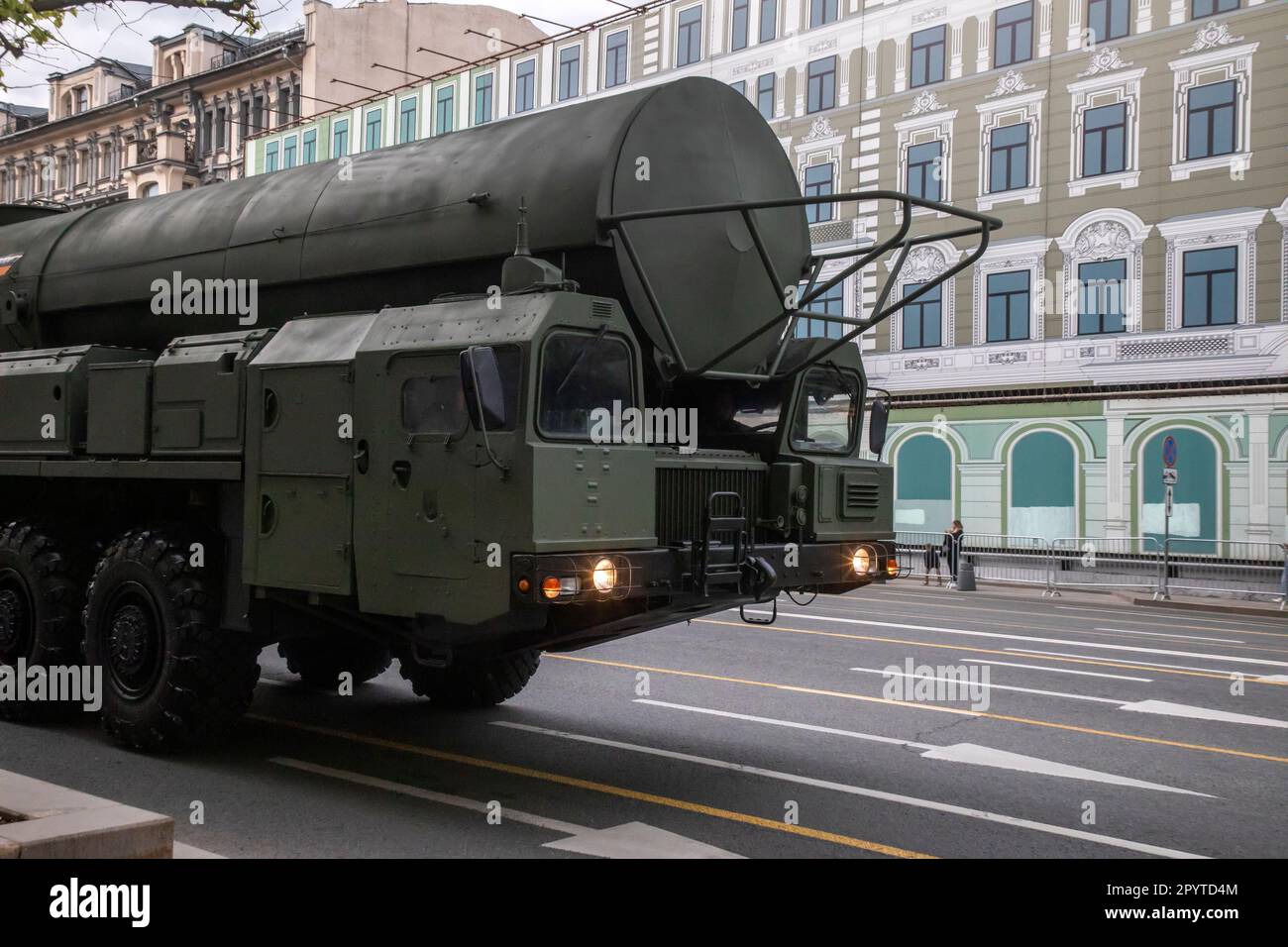 Moscow, Russia. 4th May, 2023. Russian RS-24 Yars ballistic missile ...