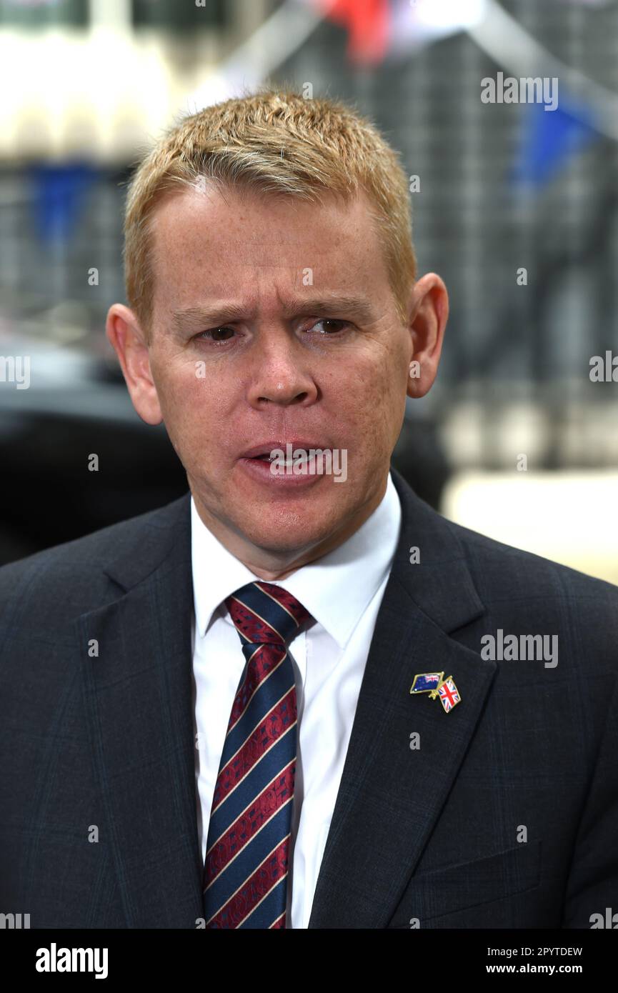 London, UK. 5th May, 2023. Chris Hipkins Prime Minister of New Zealand ...