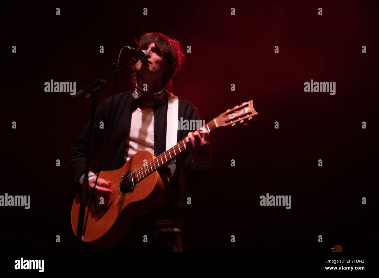 Birmingham, UK.04th May 2023. Peter Doherty on stage with Trampolene at ...