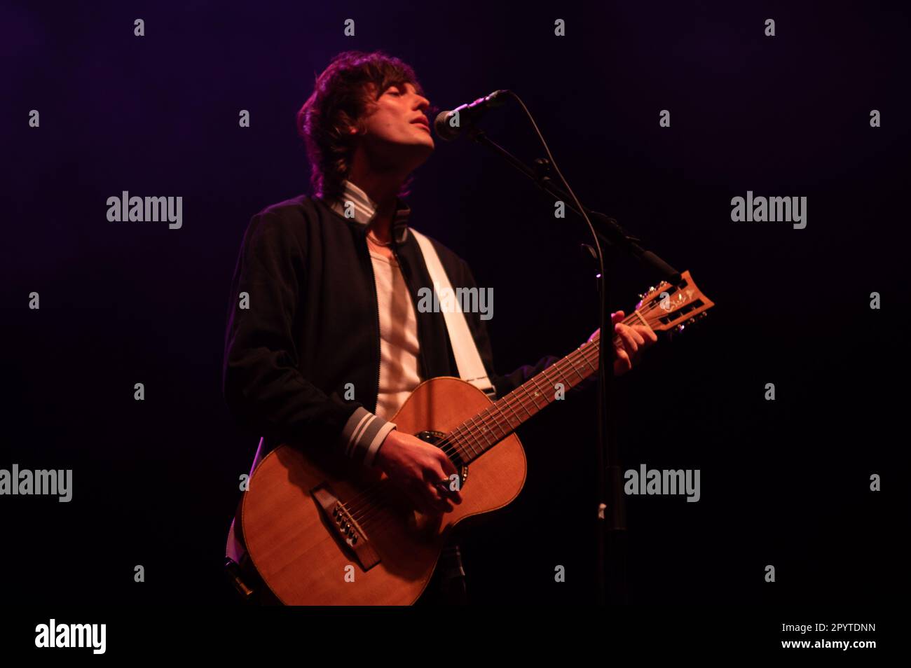 Birmingham, UK.04th May 2023. Peter Doherty on stage with Trampolene at ...