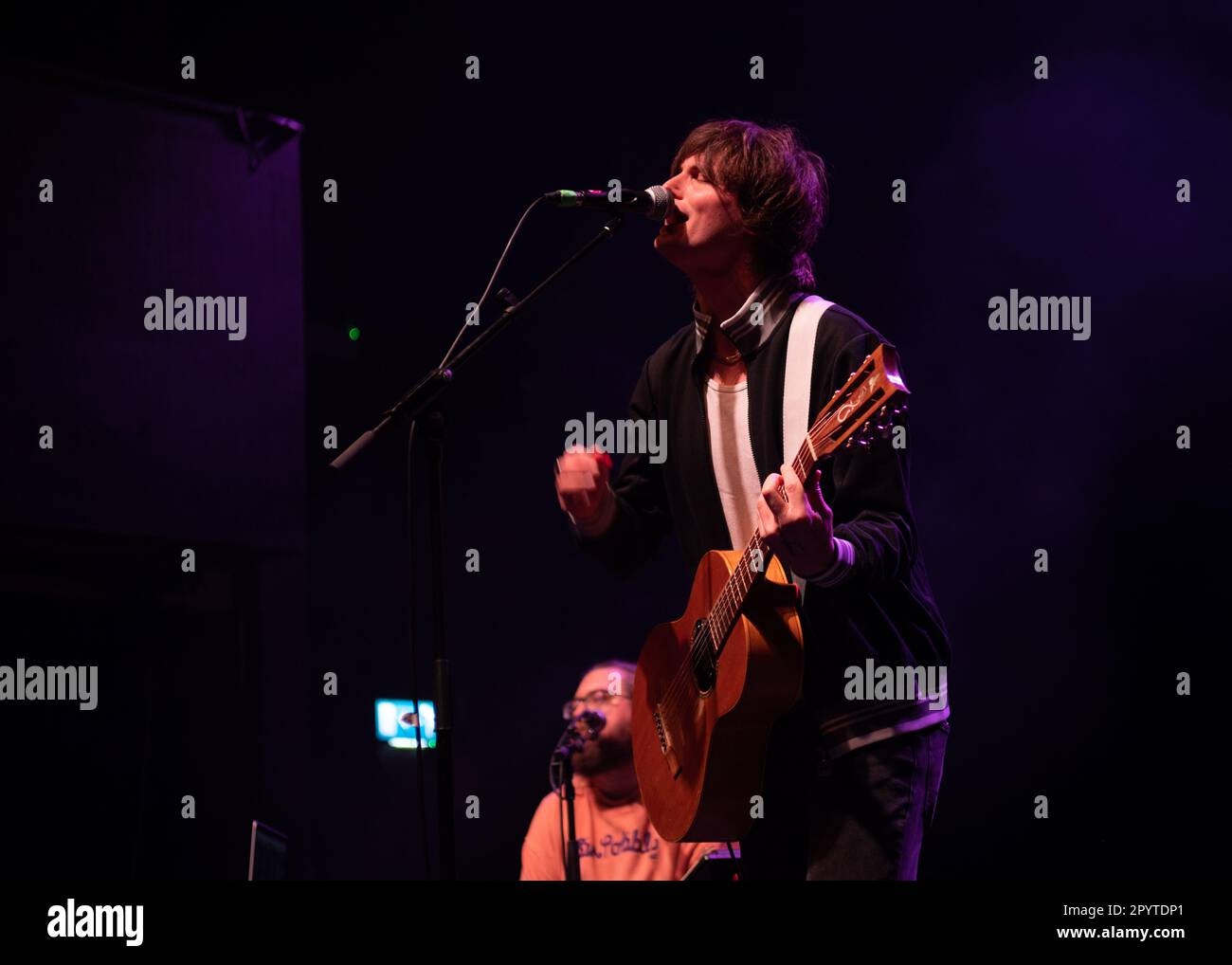 Birmingham, UK.04th May 2023. Peter Doherty on stage with Trampolene at ...