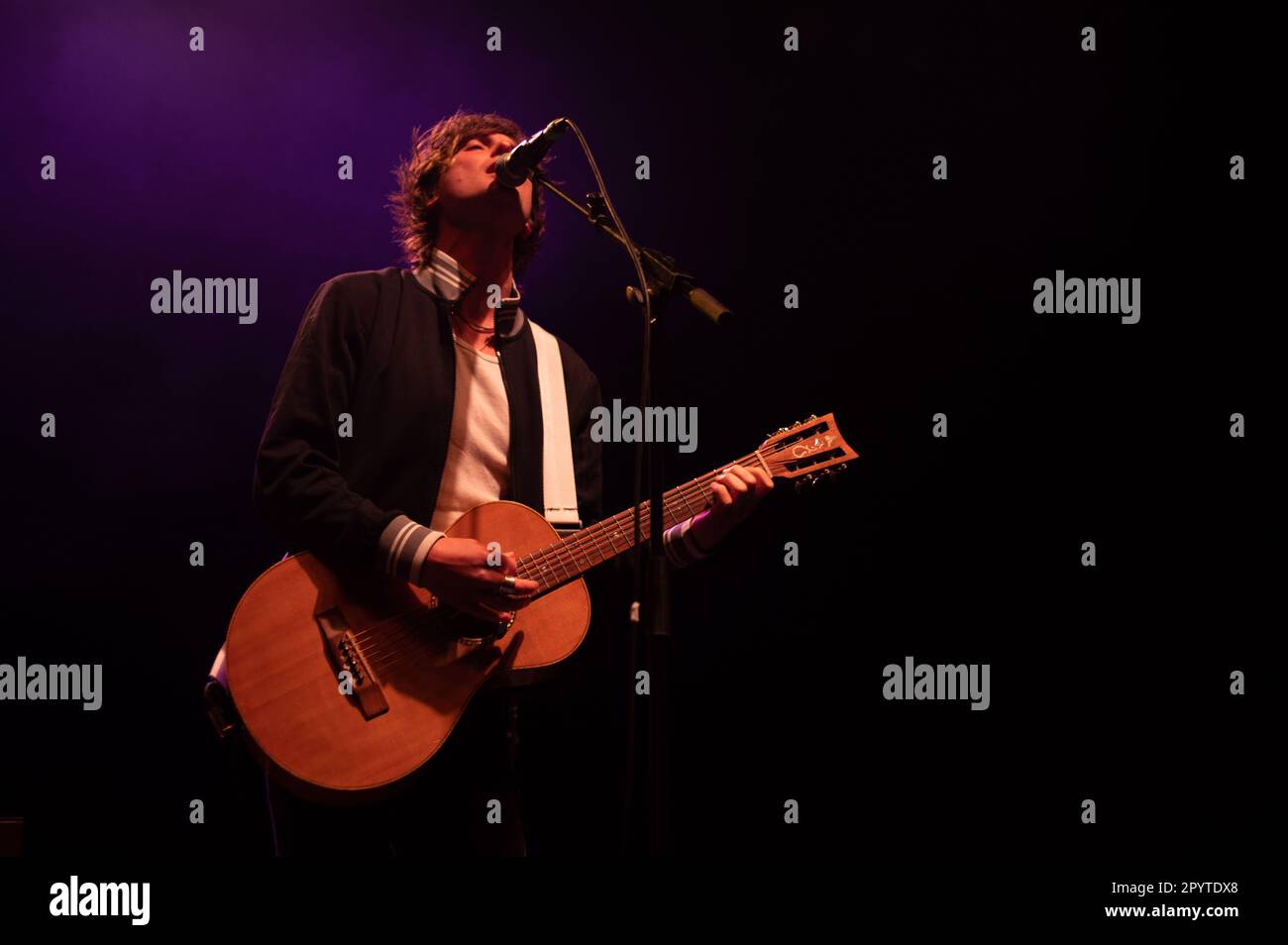 Birmingham, UK.04th May 2023. Peter Doherty on stage with Trampolene at ...
