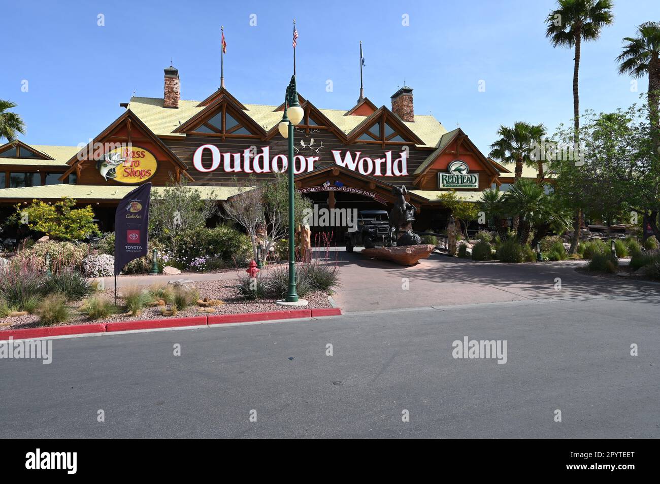 The frontage of Outdoor World in Las Vegas Stock Photo - Alamy