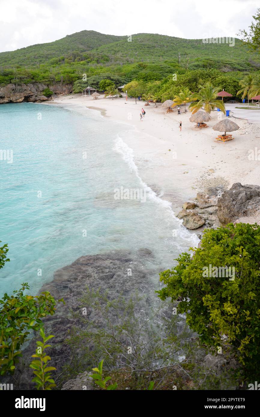 Small bay with Abou beach and its crystal clear waters Stock Photo - Alamy