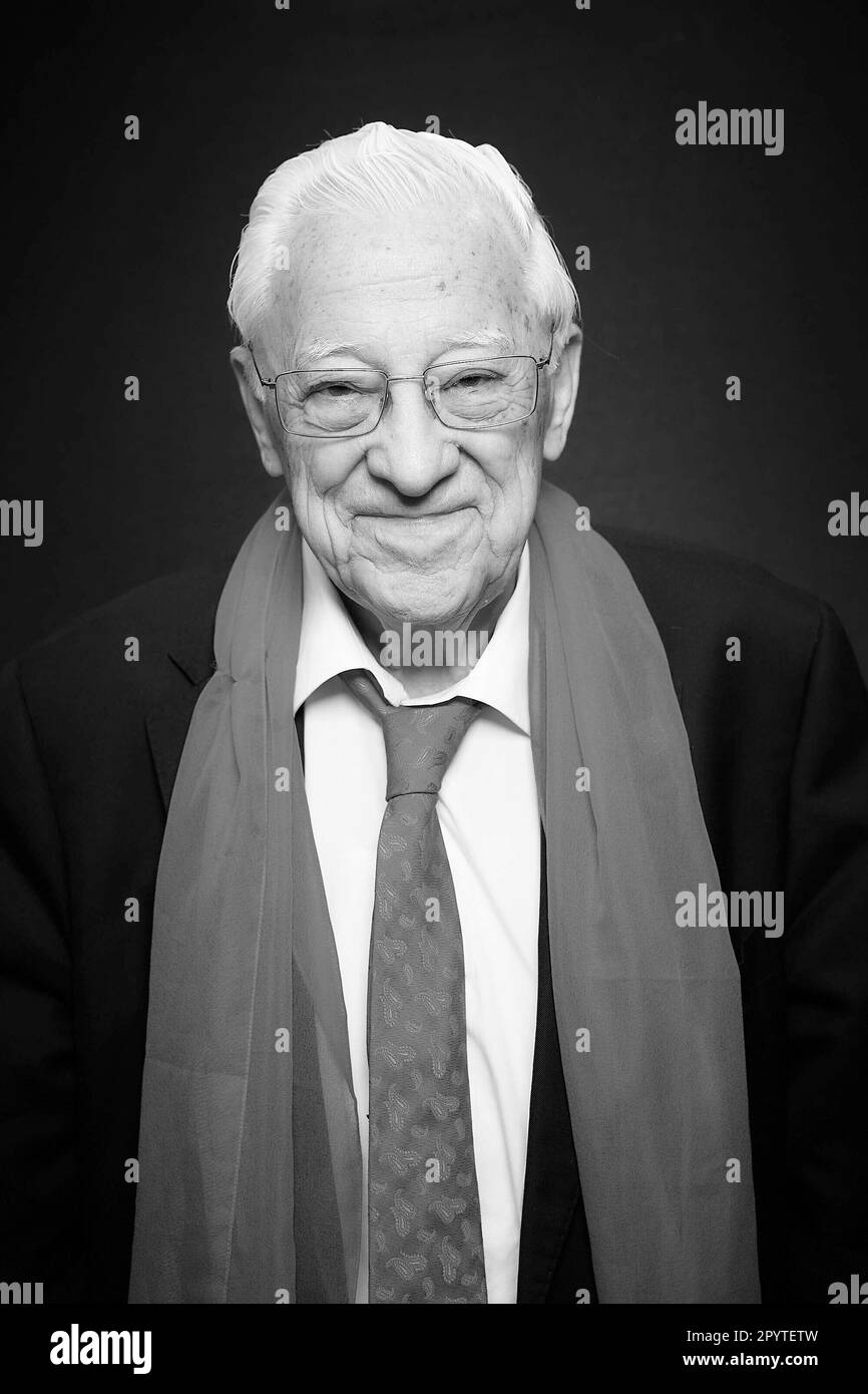 The president and founder of Mensajeros de la Paz, Father Ángel, poses ...