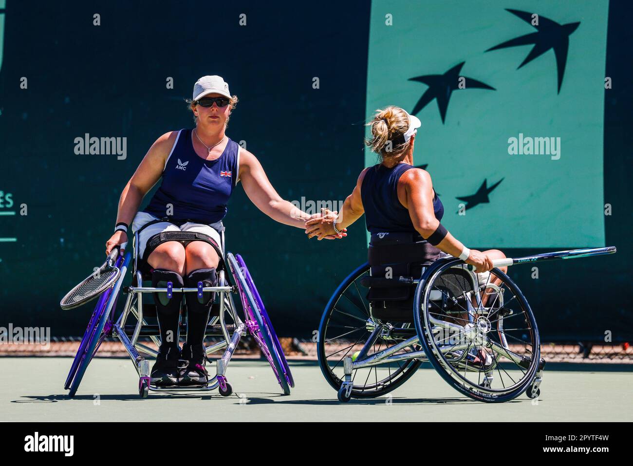 Vilamoura, Portugal, 04th May 2023. Wheelchair tennis player Abbie ...