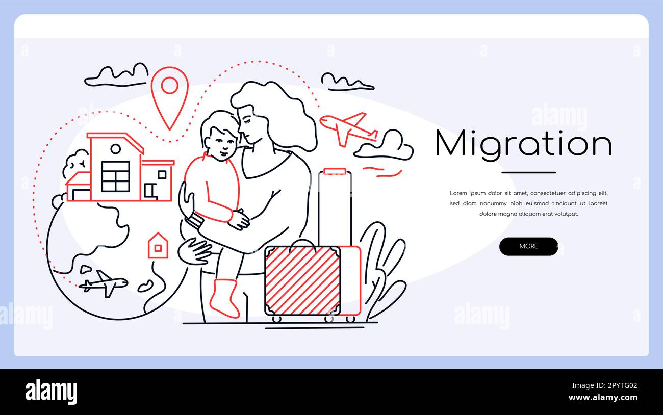 Human migration illustration map hi-res stock photography and images ...