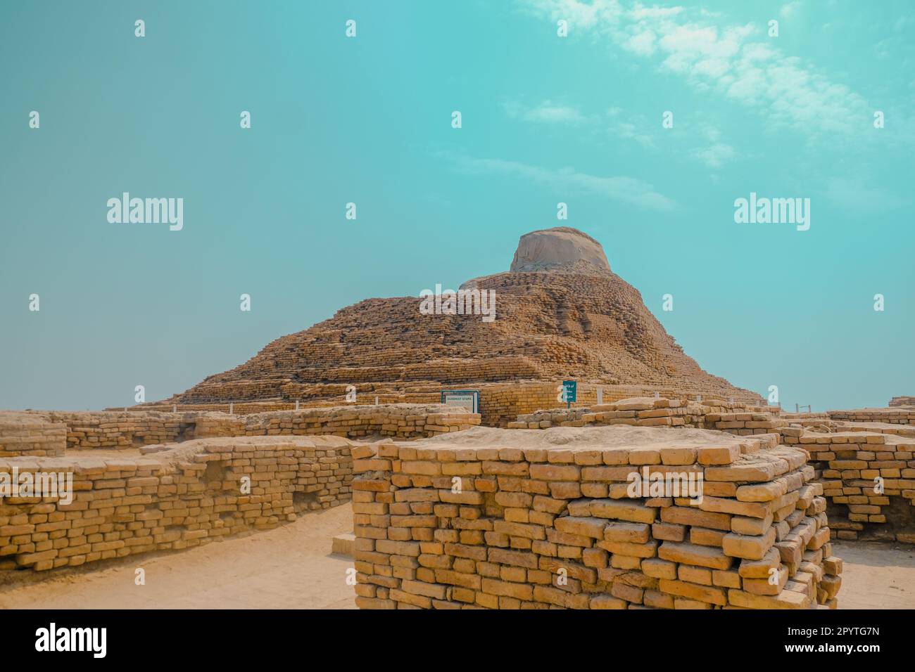 Mohenjo Daro, Sindh Pakistan - February 28, 2023: Main City Indus ...