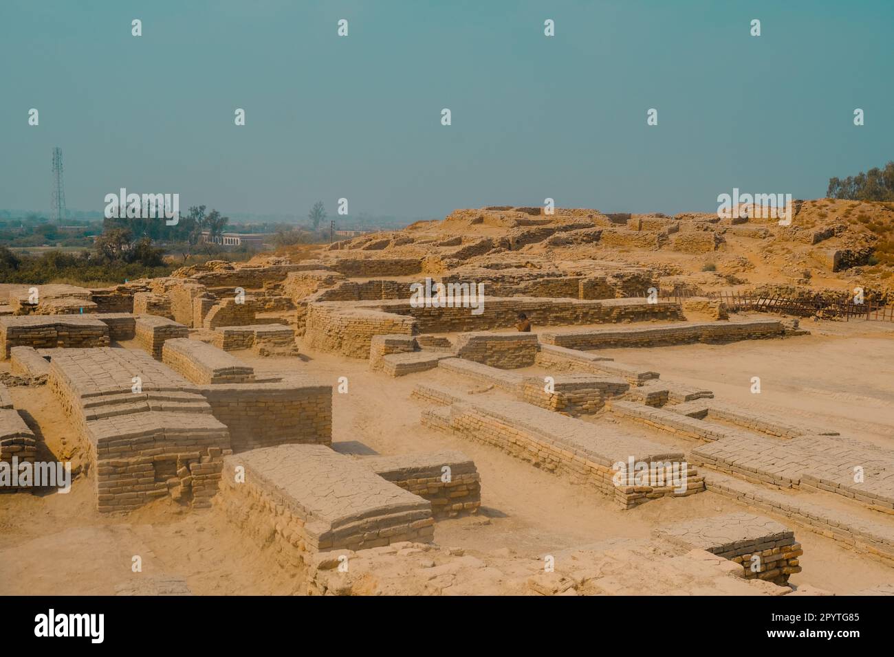 Mohenjo Daro, Sindh Pakistan - February 28, 2023: Main City Indus ...
