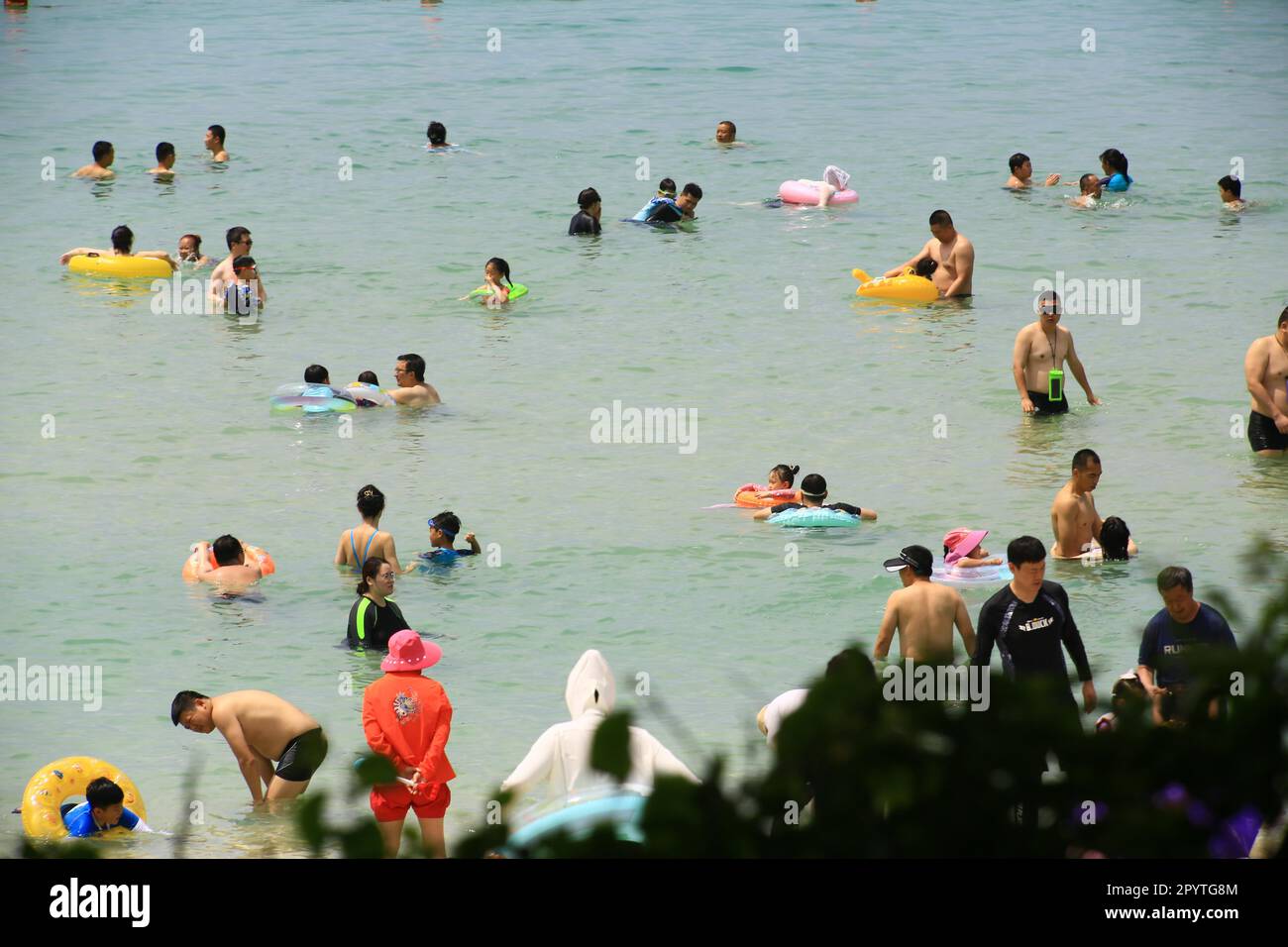 Tourists spend May Day holiday in Sanya City, southernmost China's ...