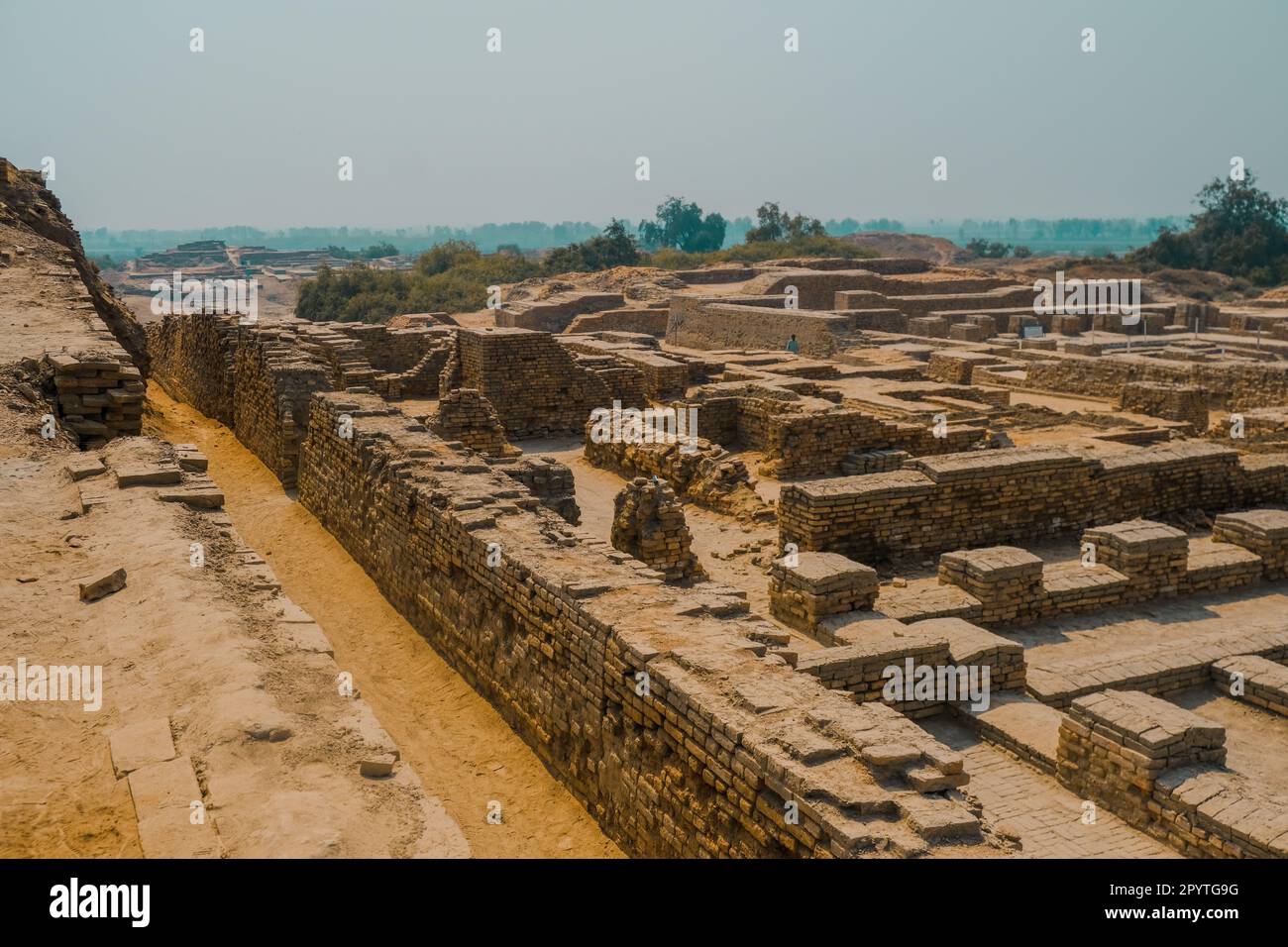 Mohenjo Daro, Sindh Pakistan - February 28, 2023: Main City Indus ...