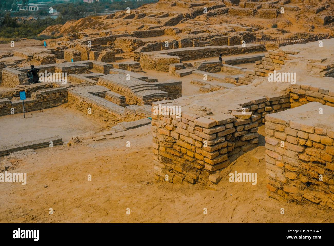 Mohenjo Daro, Sindh Pakistan - February 28, 2023: Main City Indus ...