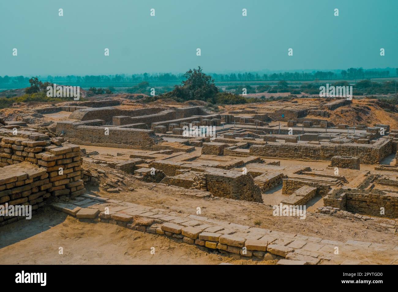Mohenjo Daro, Sindh Pakistan - February 28, 2023: Main City Indus ...