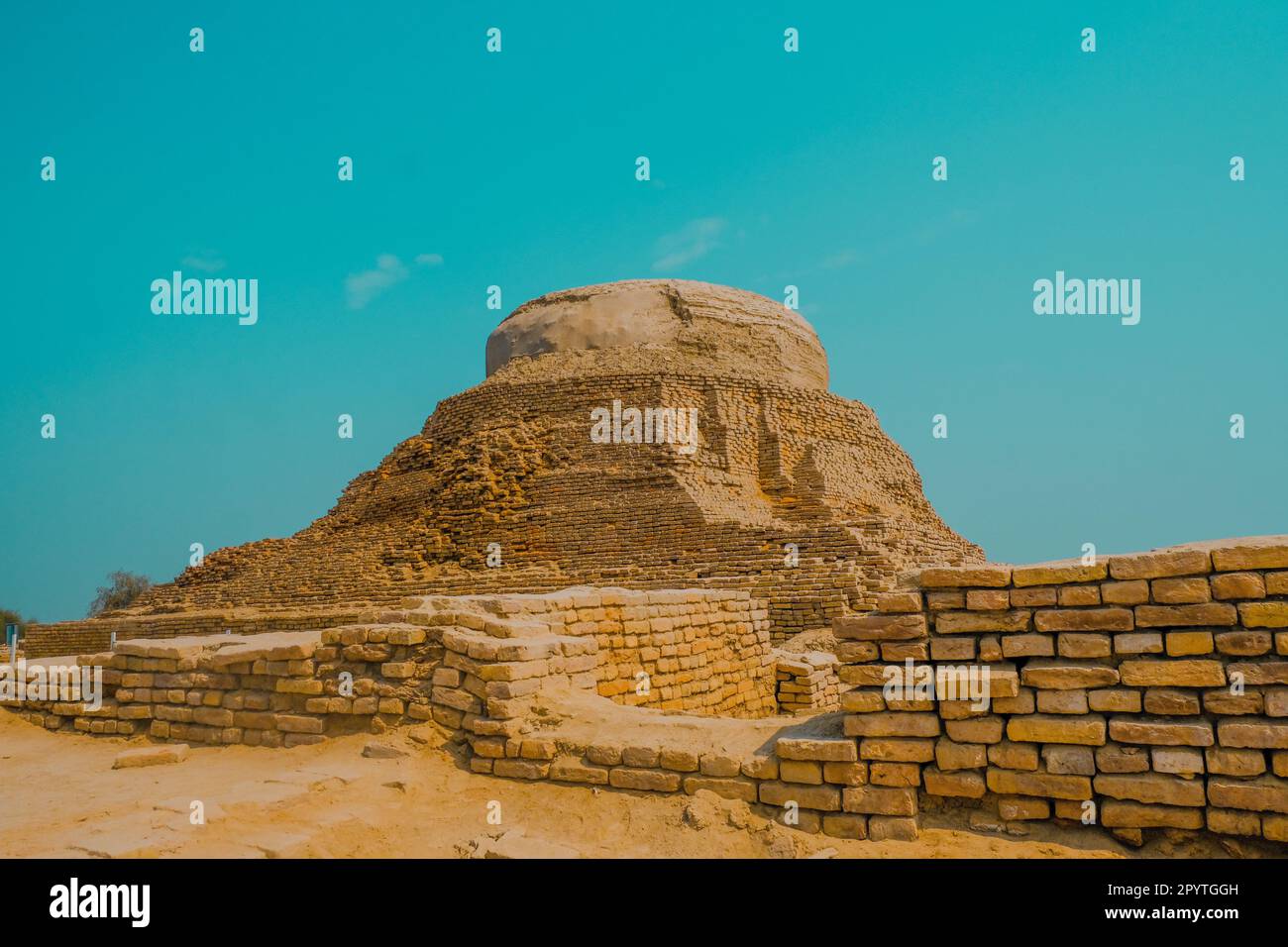 Mohenjo Daro, Sindh Pakistan - February 28, 2023: Main City Indus ...