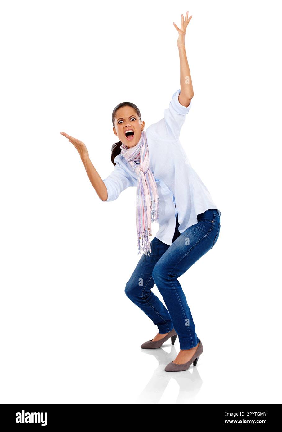 Frustration reaction Cut Out Stock Images & Pictures - Alamy