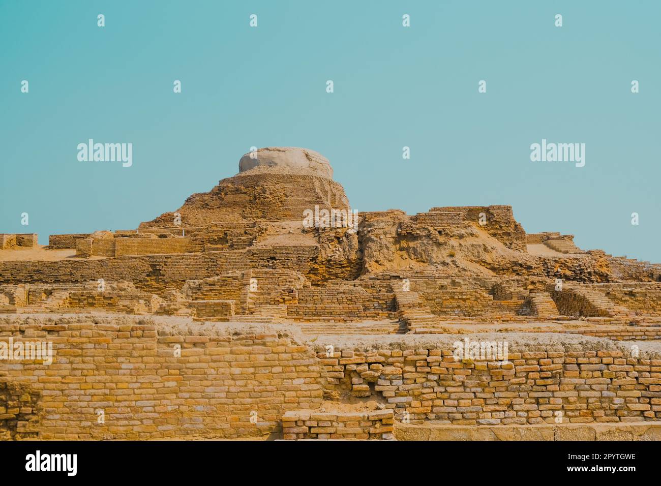 Mohenjo Daro, Sindh Pakistan - February 28, 2023: Main City Indus ...