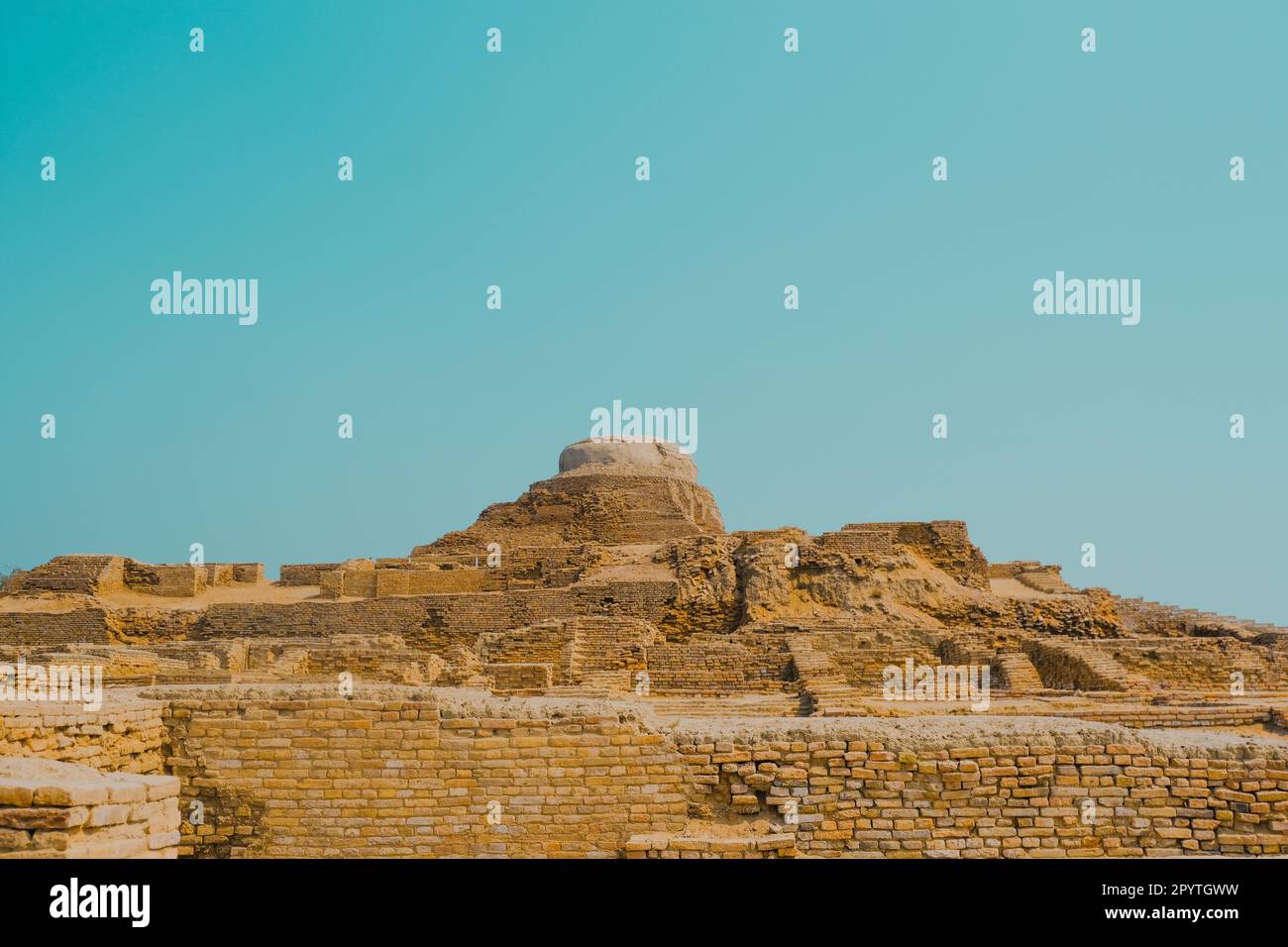 Mohenjo Daro, Sindh Pakistan - February 28, 2023: Main City Indus ...