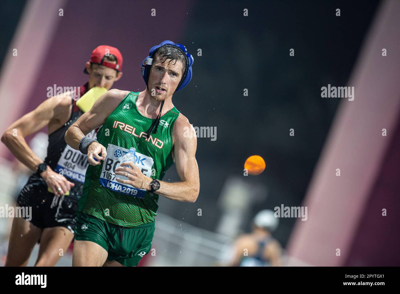 Brendan Boyce running the 50 Kilometres Race Walk at the 2019 World ...