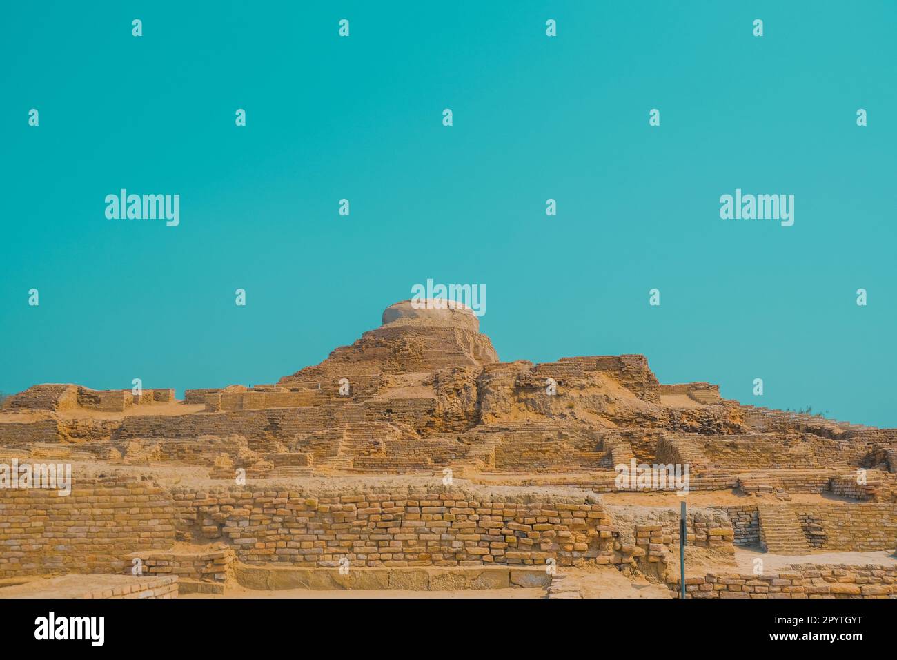 Mohenjo Daro, Sindh Pakistan - February 28, 2023: Main City Indus ...