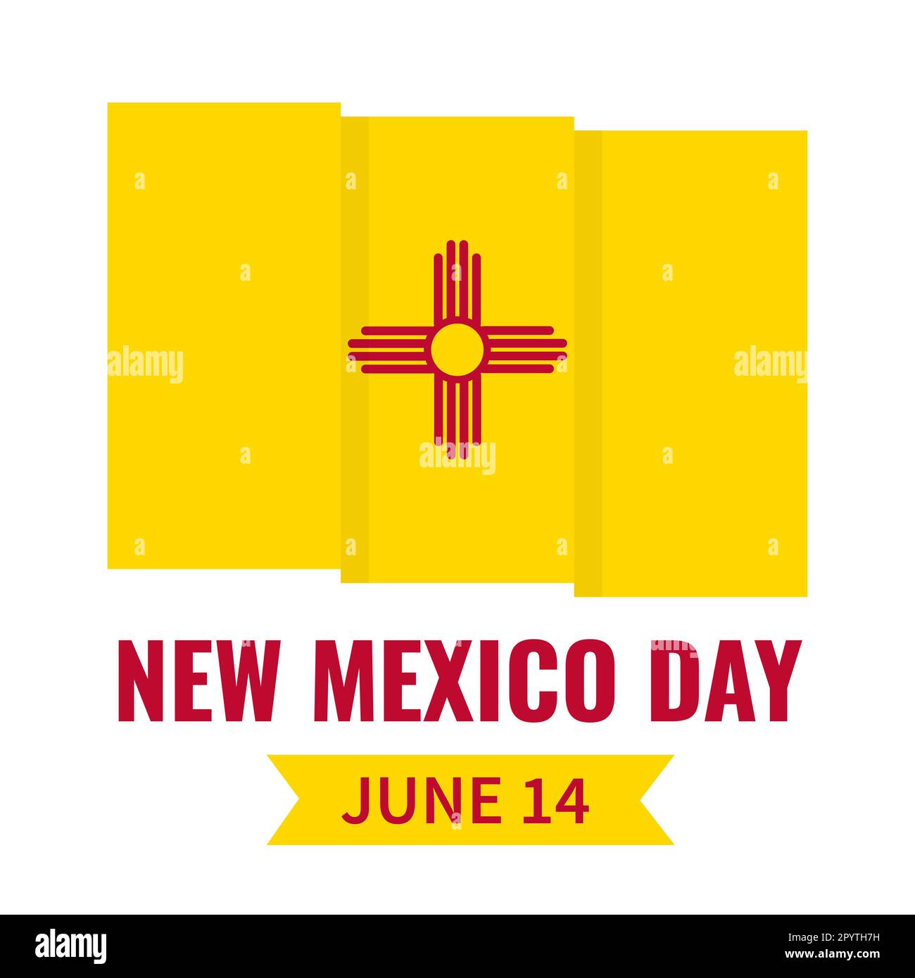 New Mexico Day banner. Holiday celebration on June 14. Vector template ...