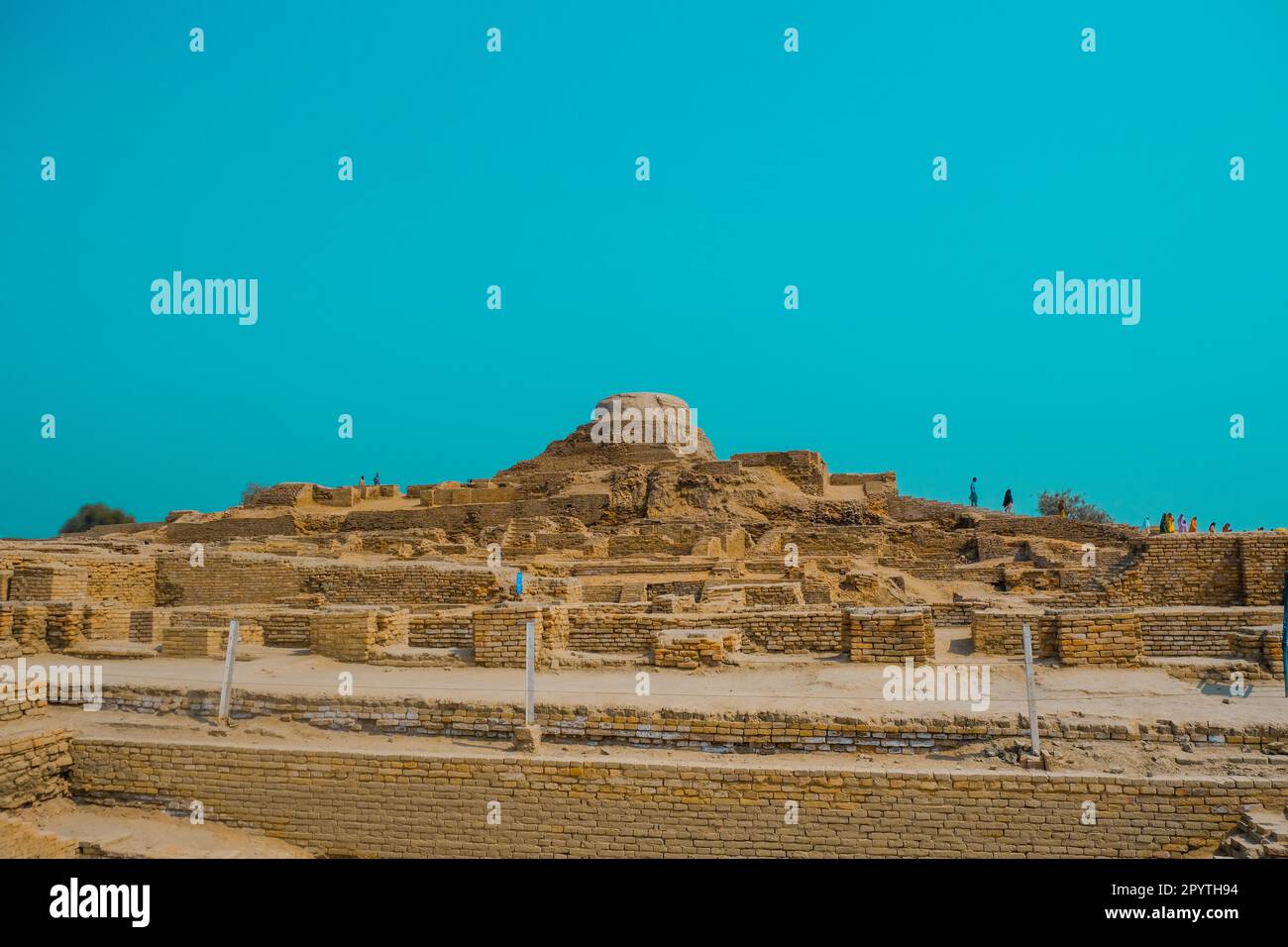 Mohenjo Daro, Sindh Pakistan - February 28, 2023: Main City Indus ...
