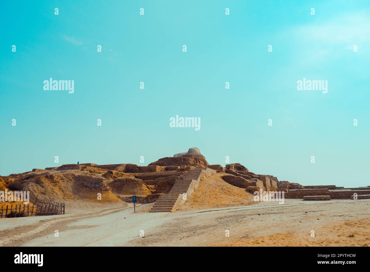 Mohenjo Daro, Sindh Pakistan - February 28, 2023: Main City Indus ...