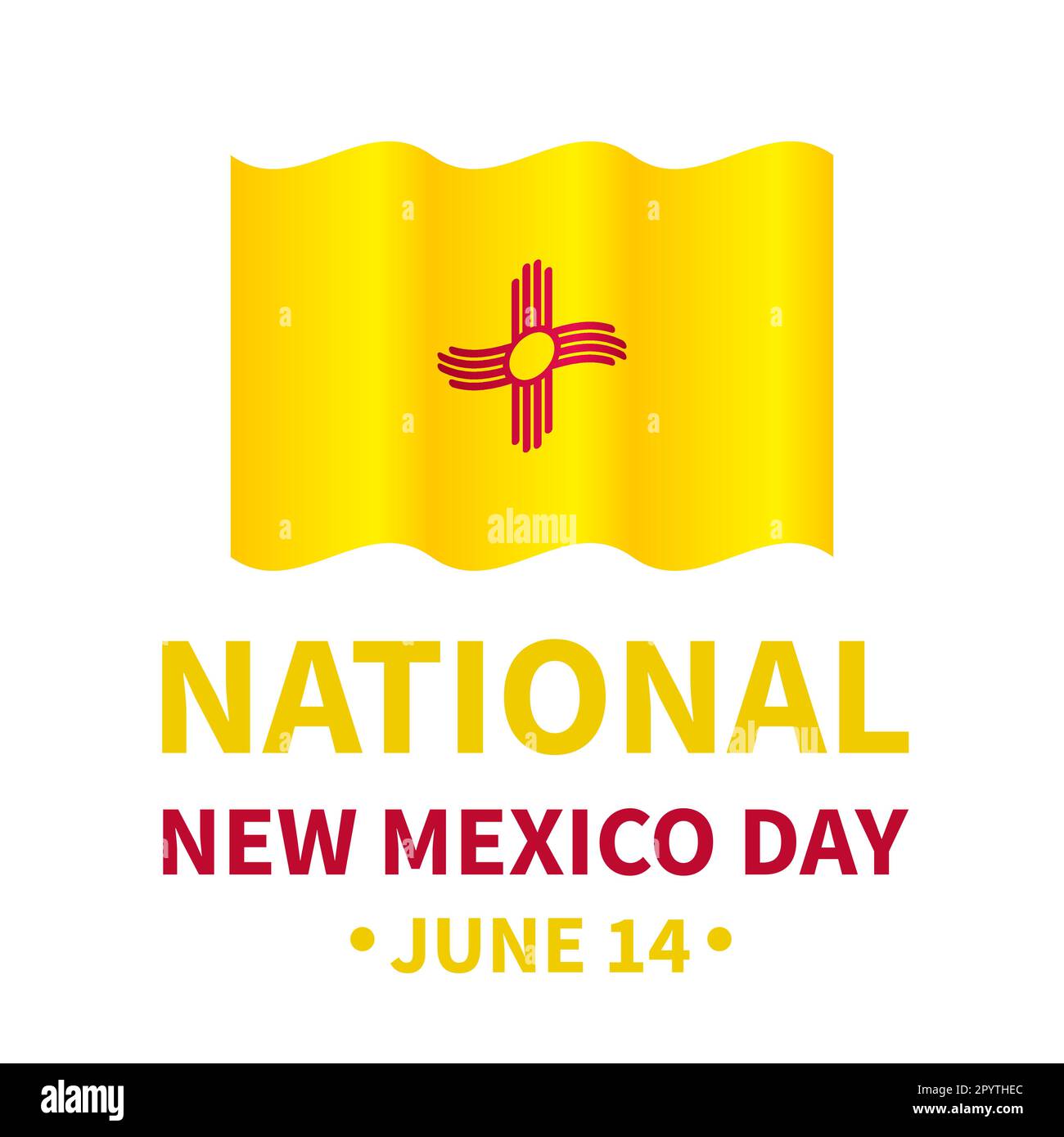 New Mexico Day banner. Holiday celebration on June 14. Vector template ...