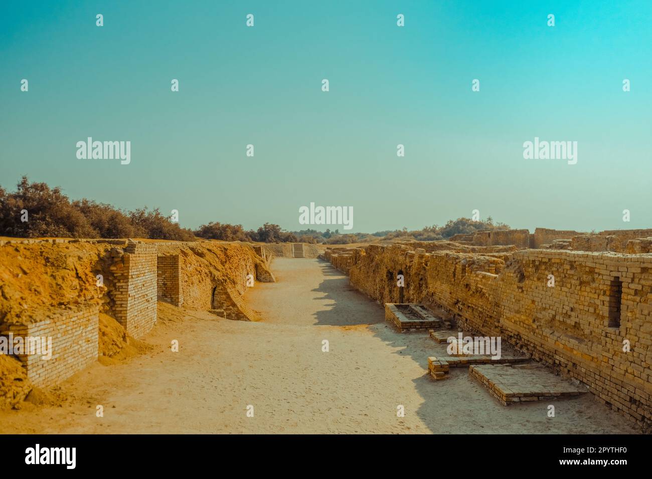 Mohenjo Daro, Sindh Pakistan - February 28, 2023: Main City Indus ...