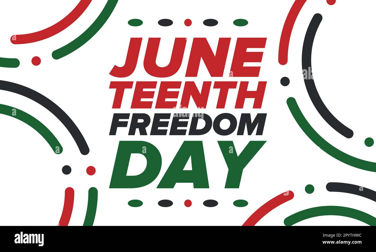 Juneteenth Independence Day. Freedom, Emancipation day. Annual american ...