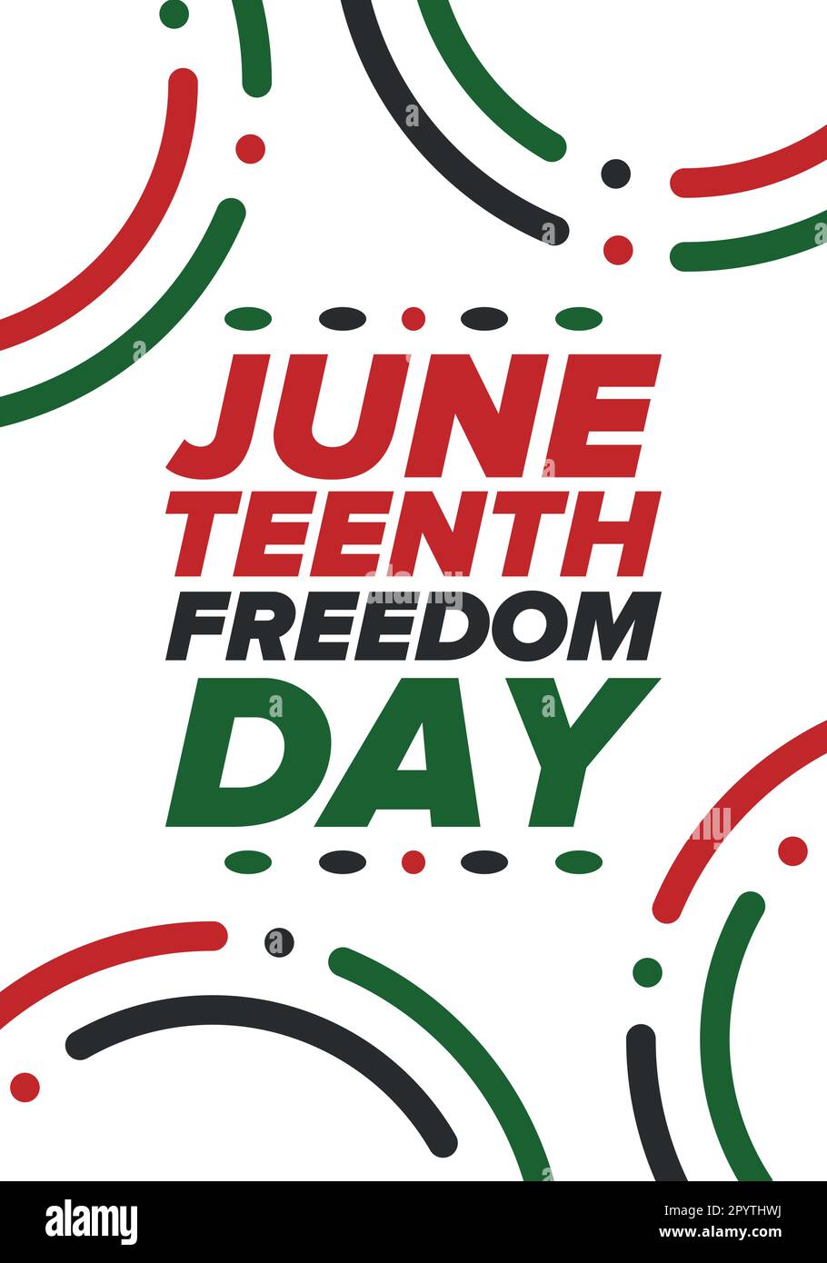 Juneteenth Independence Day. Freedom, Emancipation day. Annual american ...