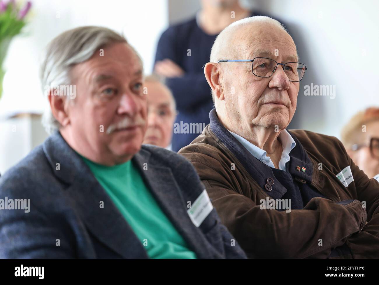 Duesseldorf, Germany. 05th May, 2023. Christoph Biemann (l), author ...