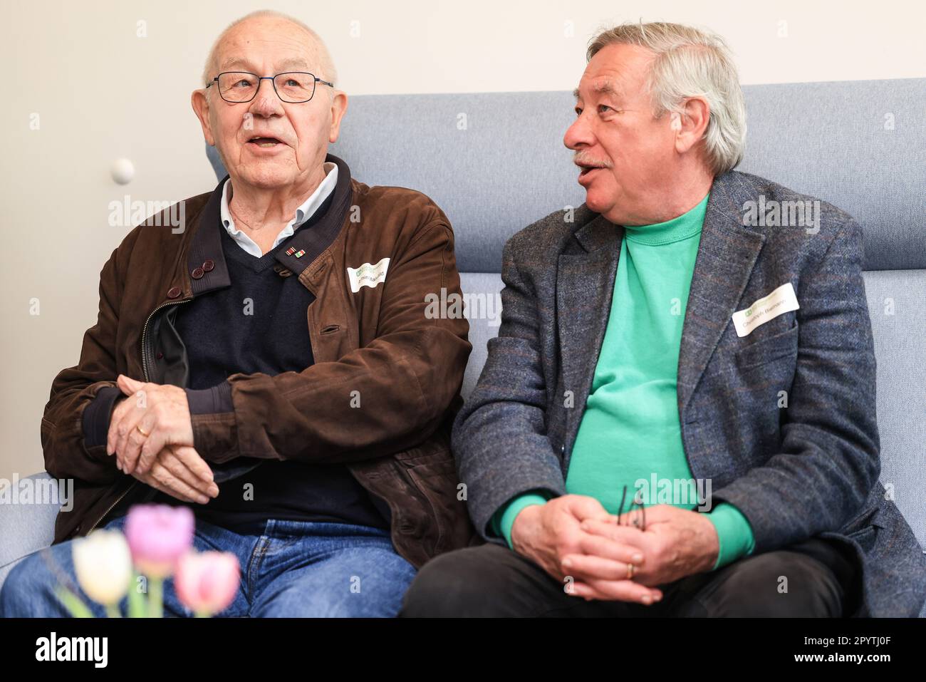 Duesseldorf, Germany. 05th May, 2023. Christoph Biemann (r), author ...