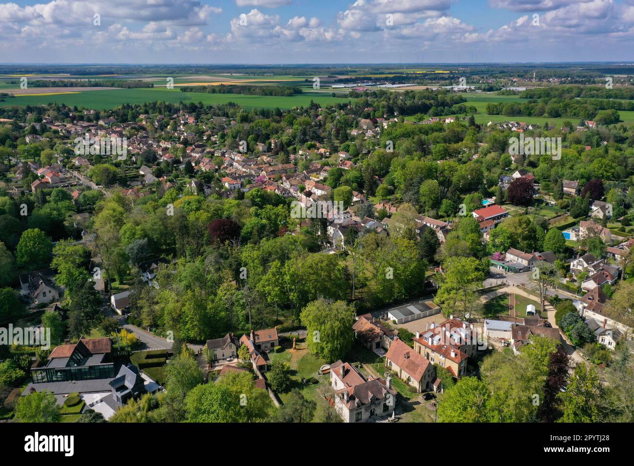 Barbizon forest view hi-res stock photography and images - Alamy