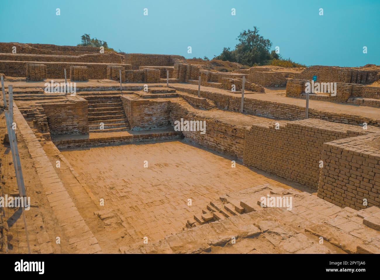 Mohenjo Daro, Sindh Pakistan - February 28, 2023: Main City Indus ...